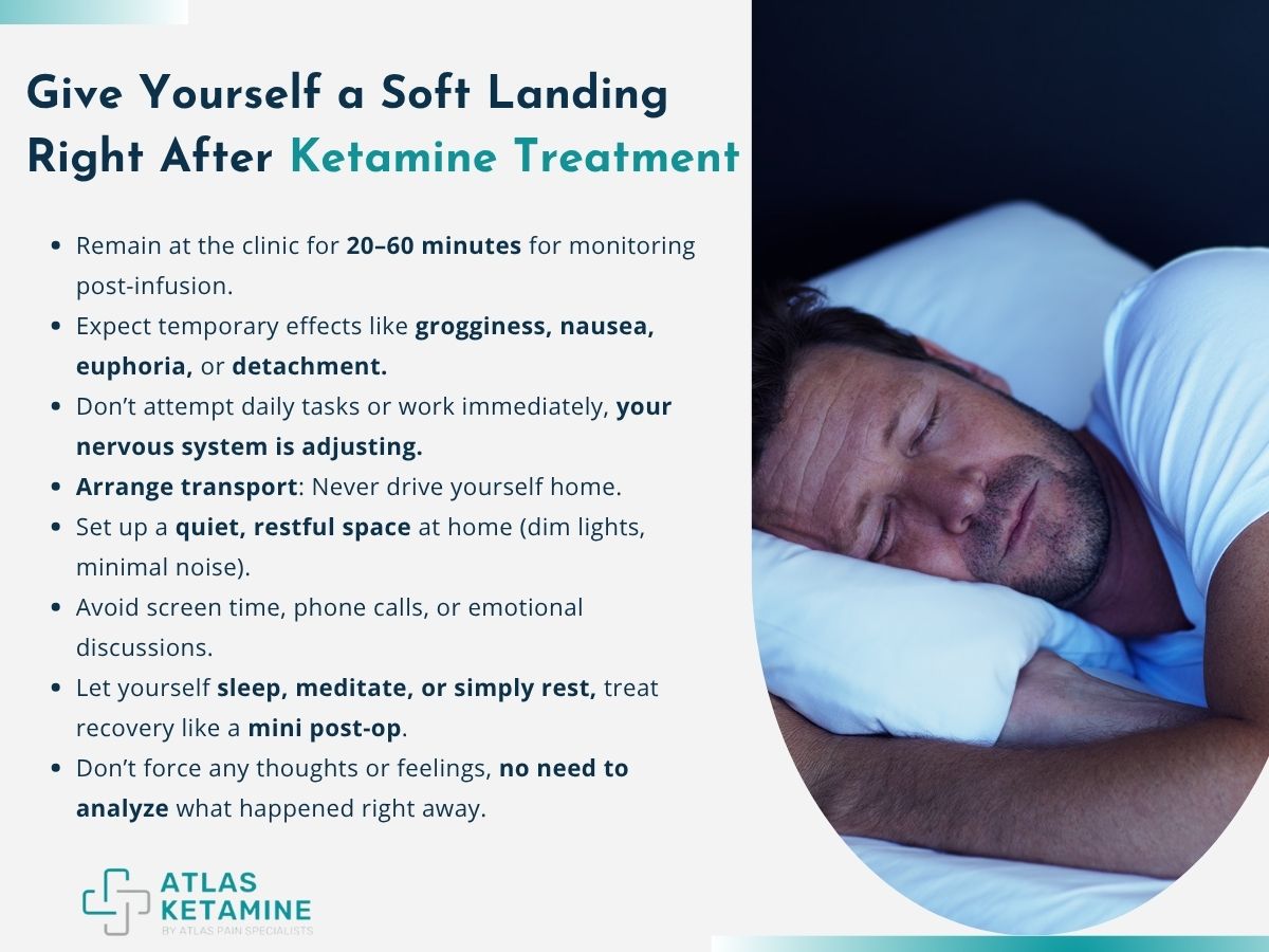 What to Do After a Ketamine Infusion: Post-Treatment Care - Atlas Ketamine